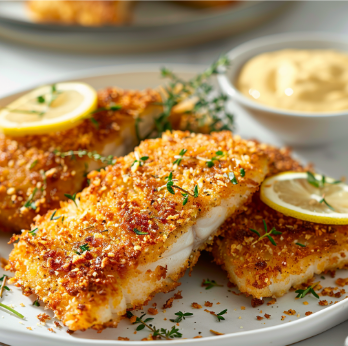 Panko Bread Crumbs Fish Fried Recipe