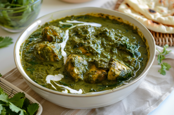 Easy Palak Chicken Recipe | Spinach Chicken Dish
