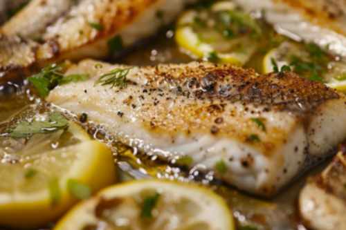 Butter Lemon Fish Recipe | Lemon Sole Fillets